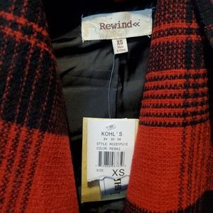 Rewind | Jackets & Coats | Nwt Rewind Leather Jacket With Scarf Size Xs ...